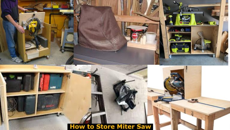 How To Store Miter Saw - WoodworkMag.Com
