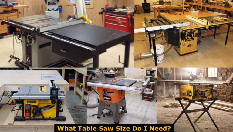 What Table Saw Size Do I Need? - WoodworkMag.Com